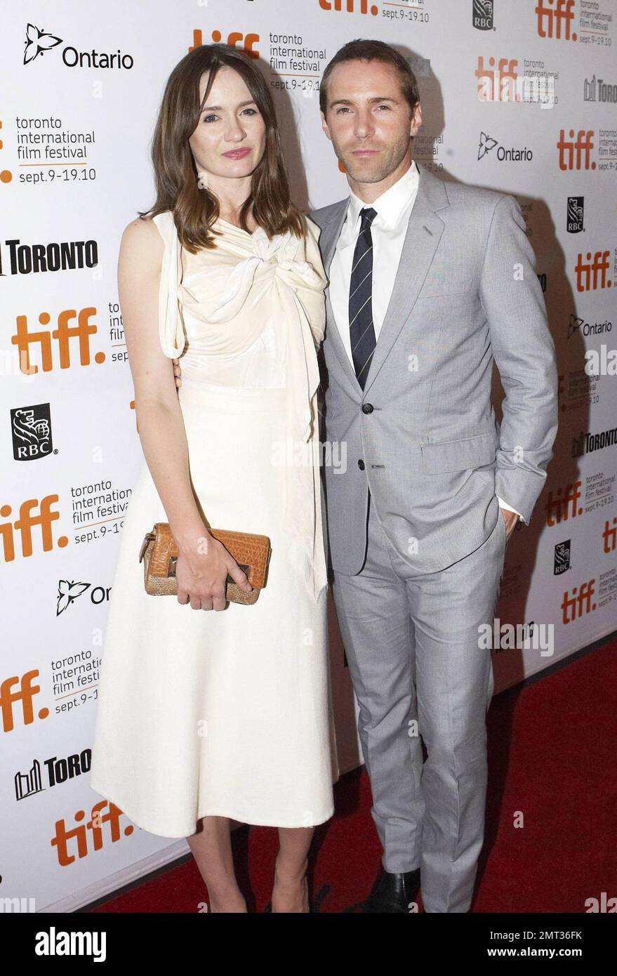 Actor Alessandro Nivola and wife, actress Emily Mortimer, arrive at the ...