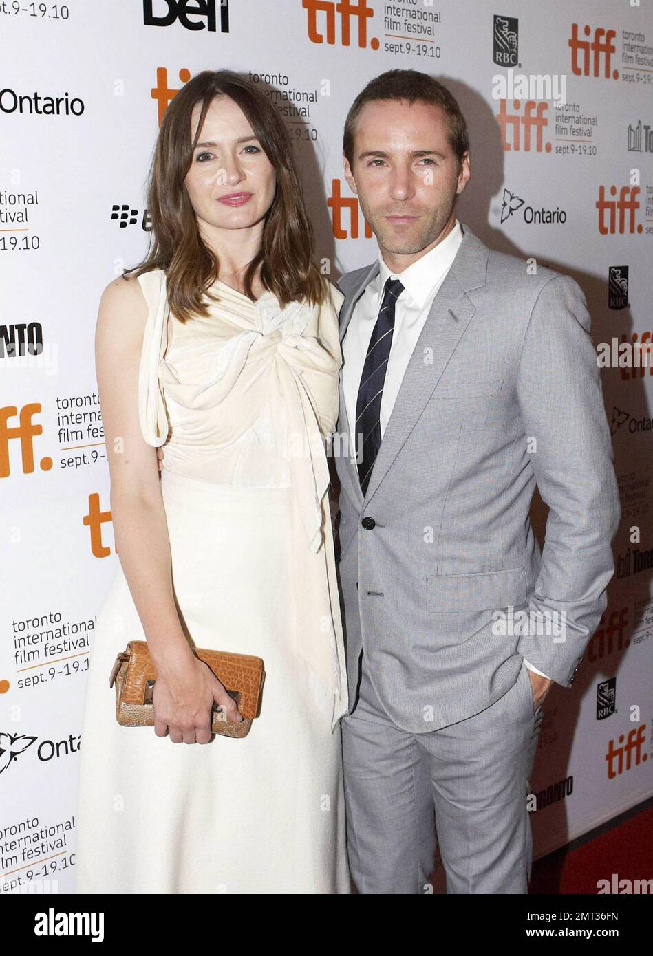Actor Alessandro Nivola and wife, actress Emily Mortimer, arrive at the ...