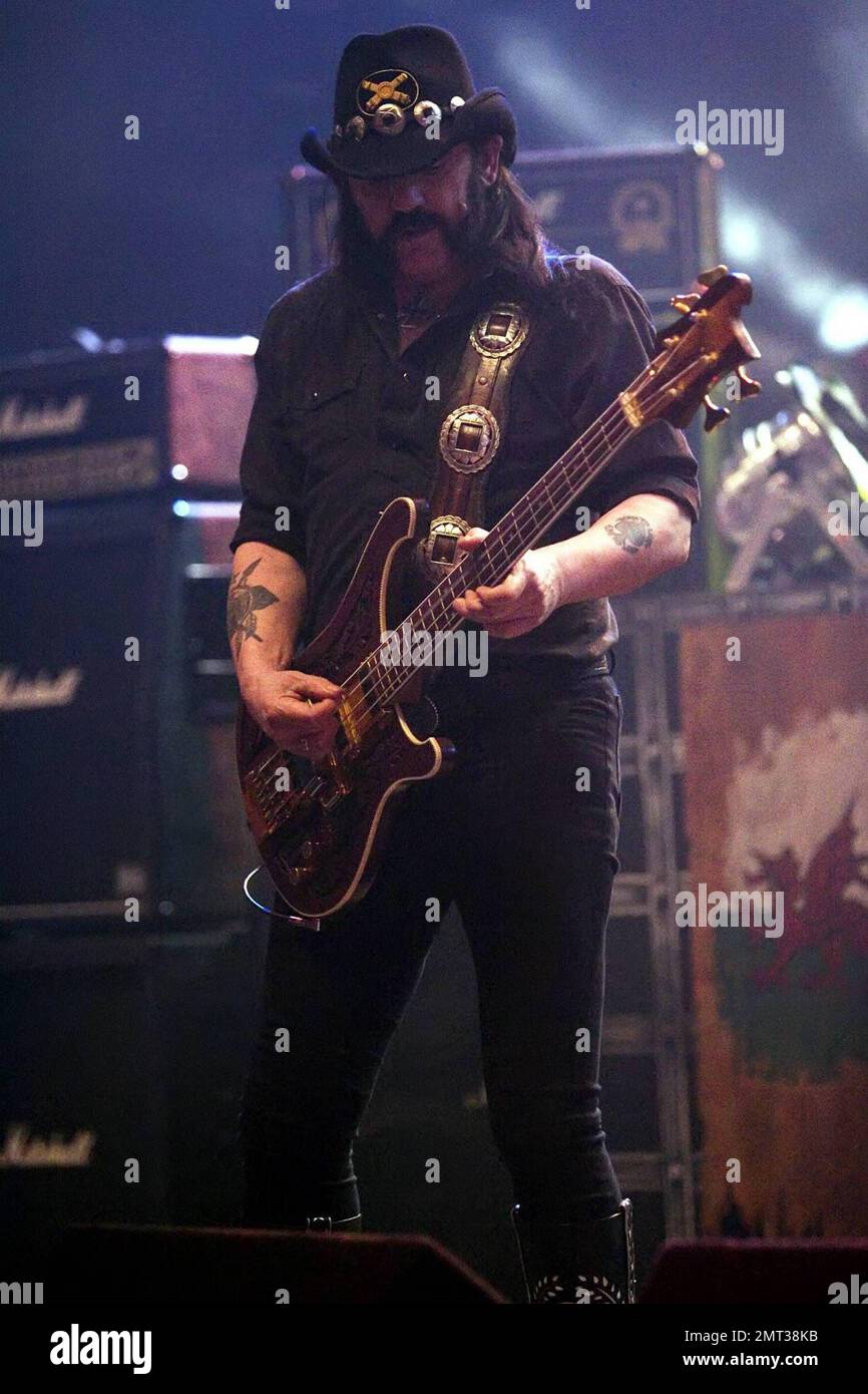Legendary UK metal band Motorhead, led by bassist and frontman Lemmy ...