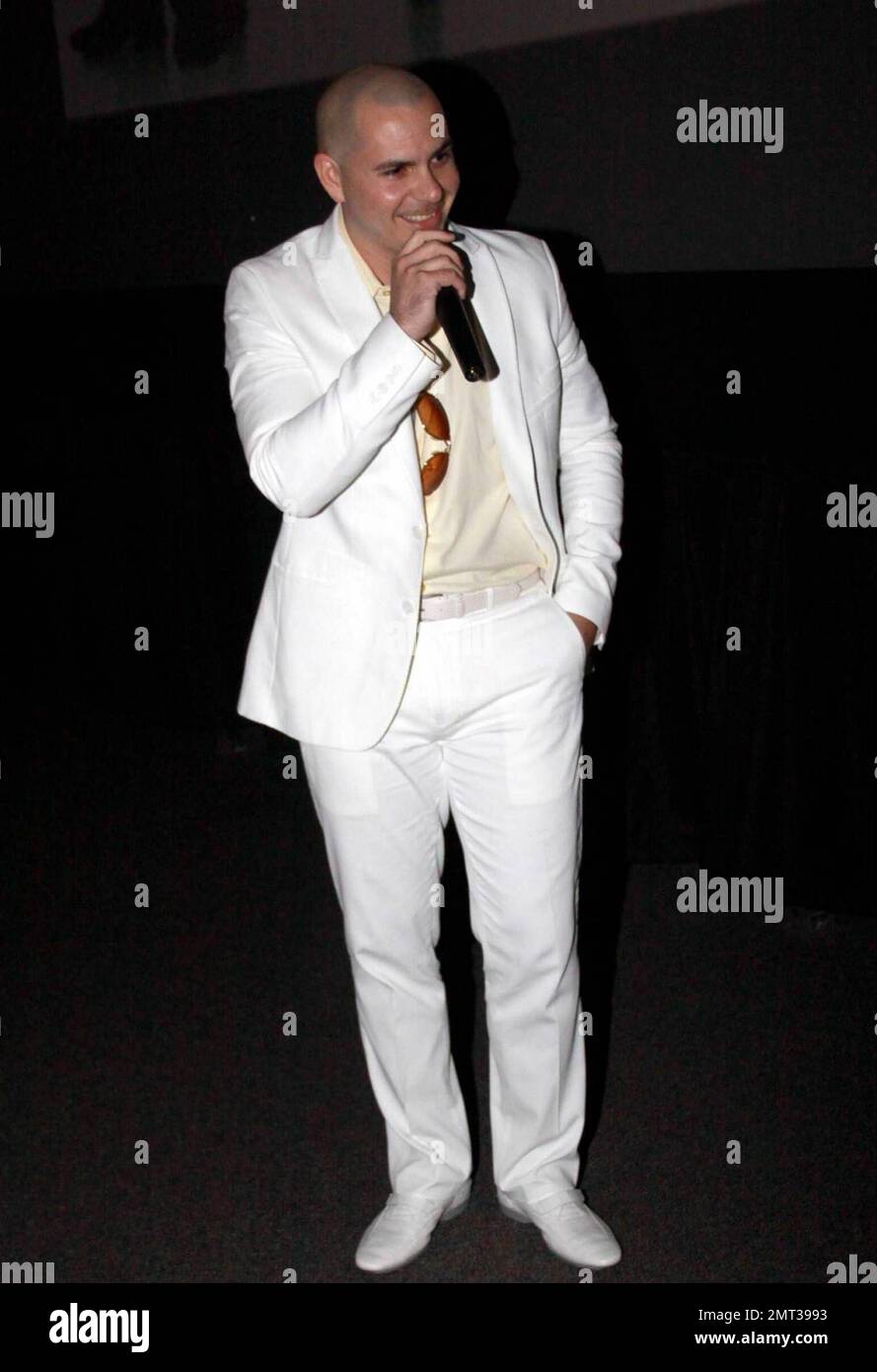 - Mr. 305 Pitbull holds a VIP listening session at Cinebistro for his ...