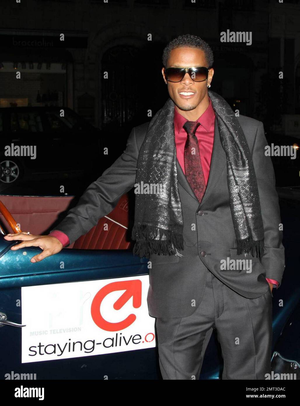 EXCLUSIVE!! Romeo attends the MTV Staying Alive Foundation launch party ...
