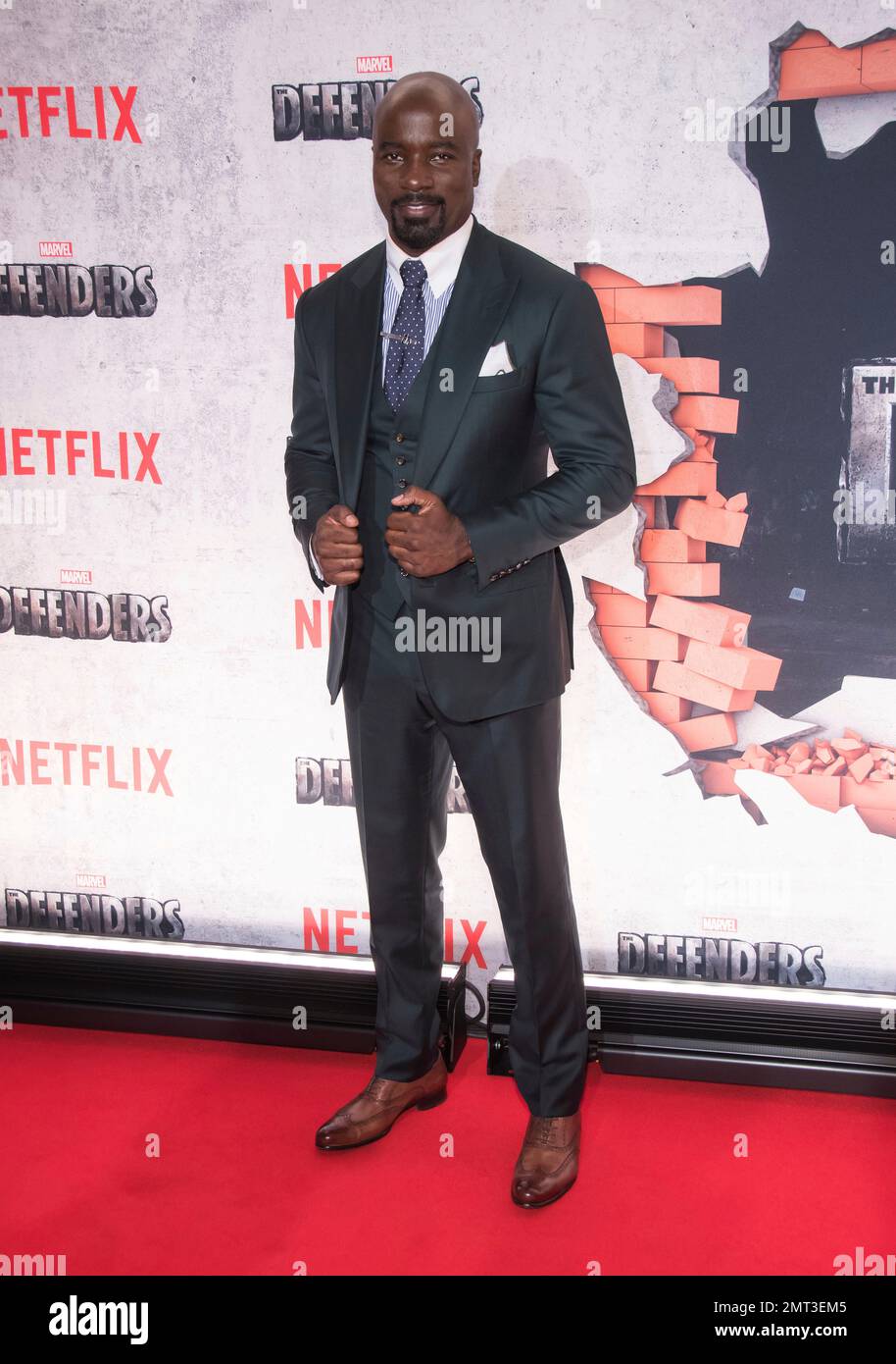 Mike Colter attends Netflix's "Marvel's The Defenders" original series ...