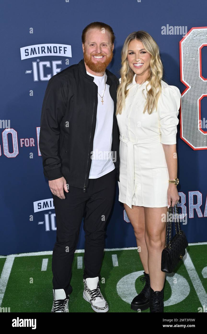 Los Angeles, USA. 31st Jan, 2023. Justin Turner & wife Kourtney ...