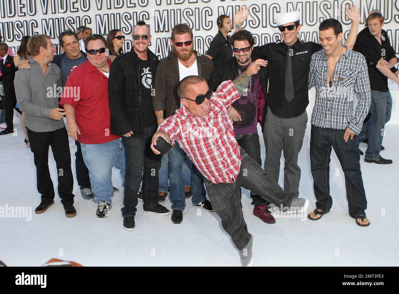 The Cast Of Jackass Johnny Knoxville Bam Margera Dave England Wee