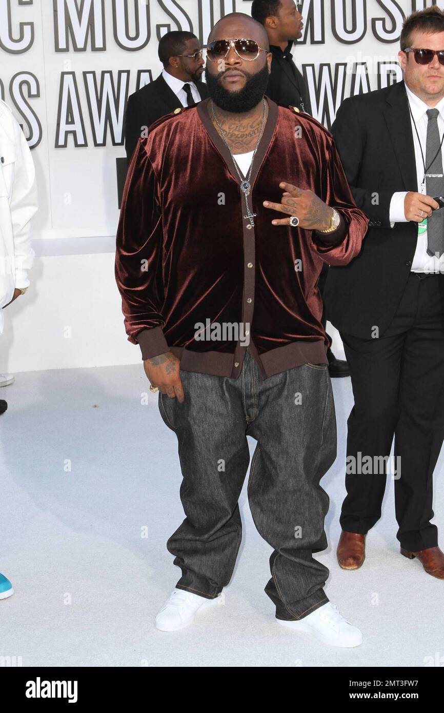 Rick Ross arrives at the 2010 MTV Video Music Awards held at the Nokia ...
