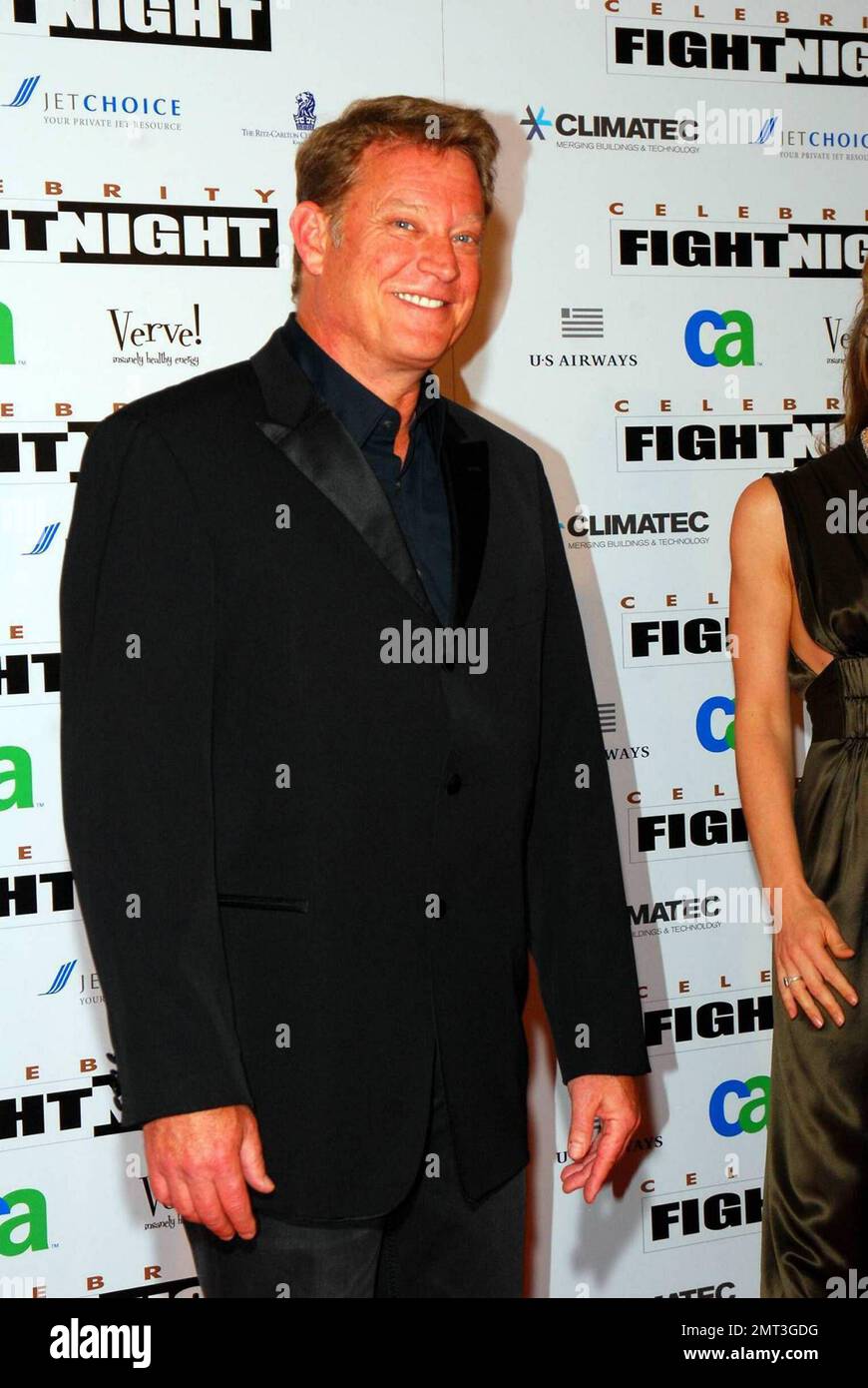 Actor Chris Rich and wife a former Miss Poland Eva Halina at Muhammad ...