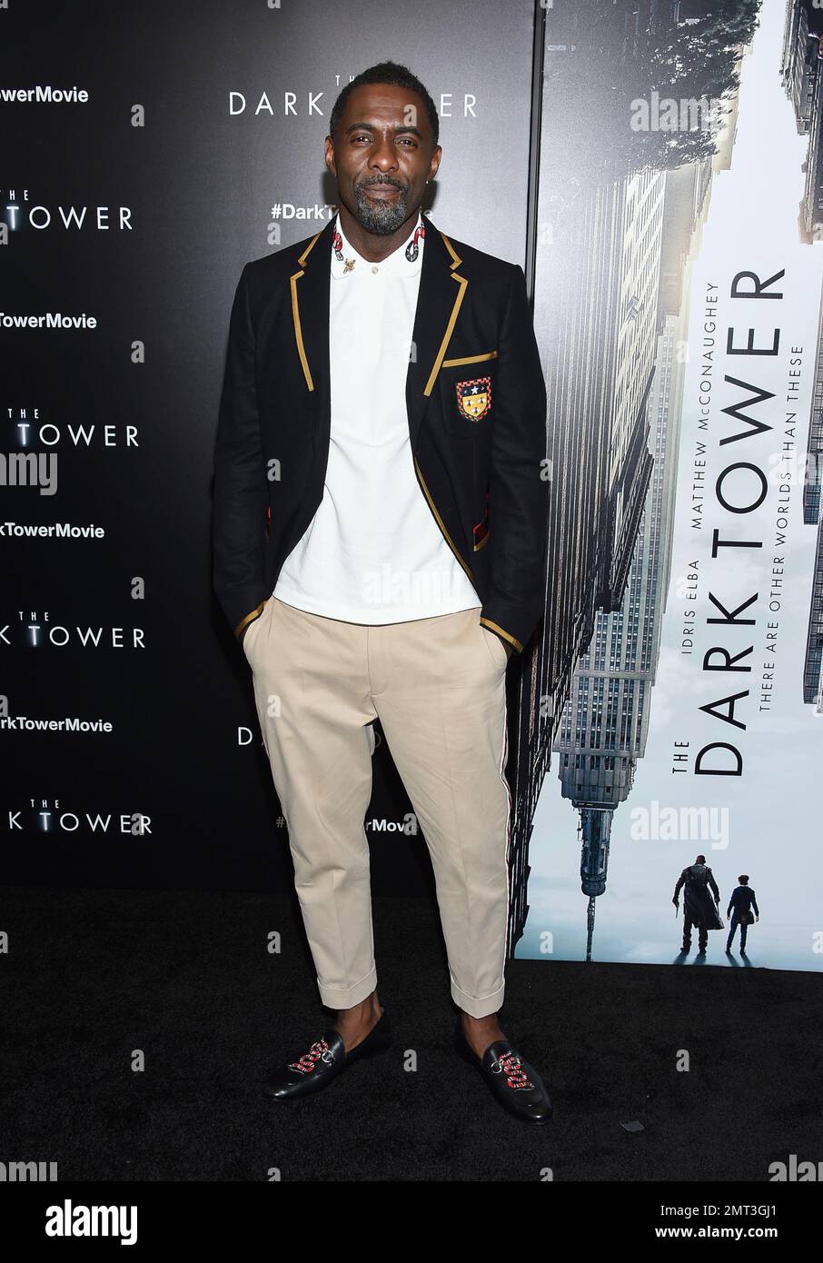 British actor Idris Elba attends a special screening of "The Dark Tower ...