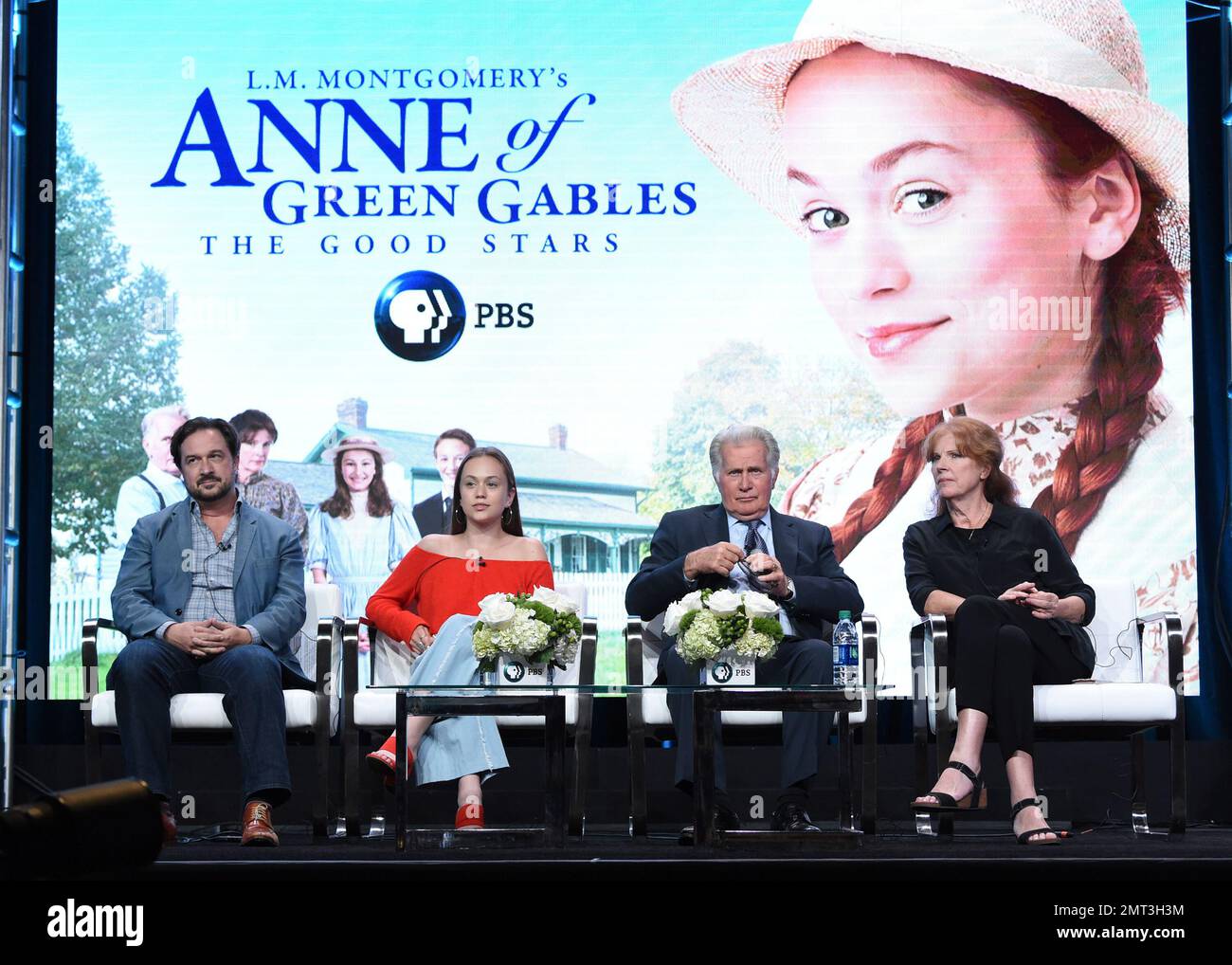 Bill Gardner, VP, programming and development, PBS, from left, Ella ...