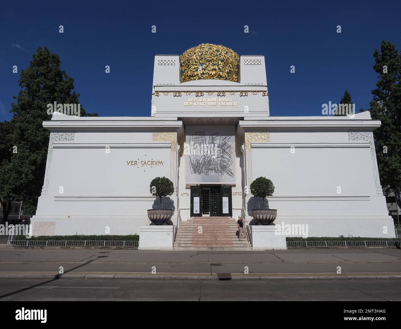 VIENNA, AUSTRIA - CIRCA 2022: Wiener Secession by Olbrich circa 1897 ...