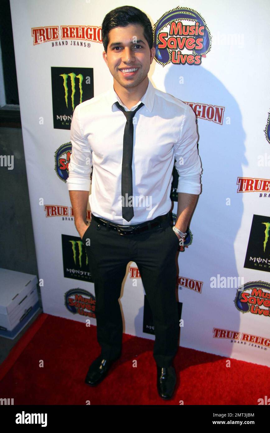 Walter Perez arrives on the red carpet at the Music Saves Lives 5 Year ...