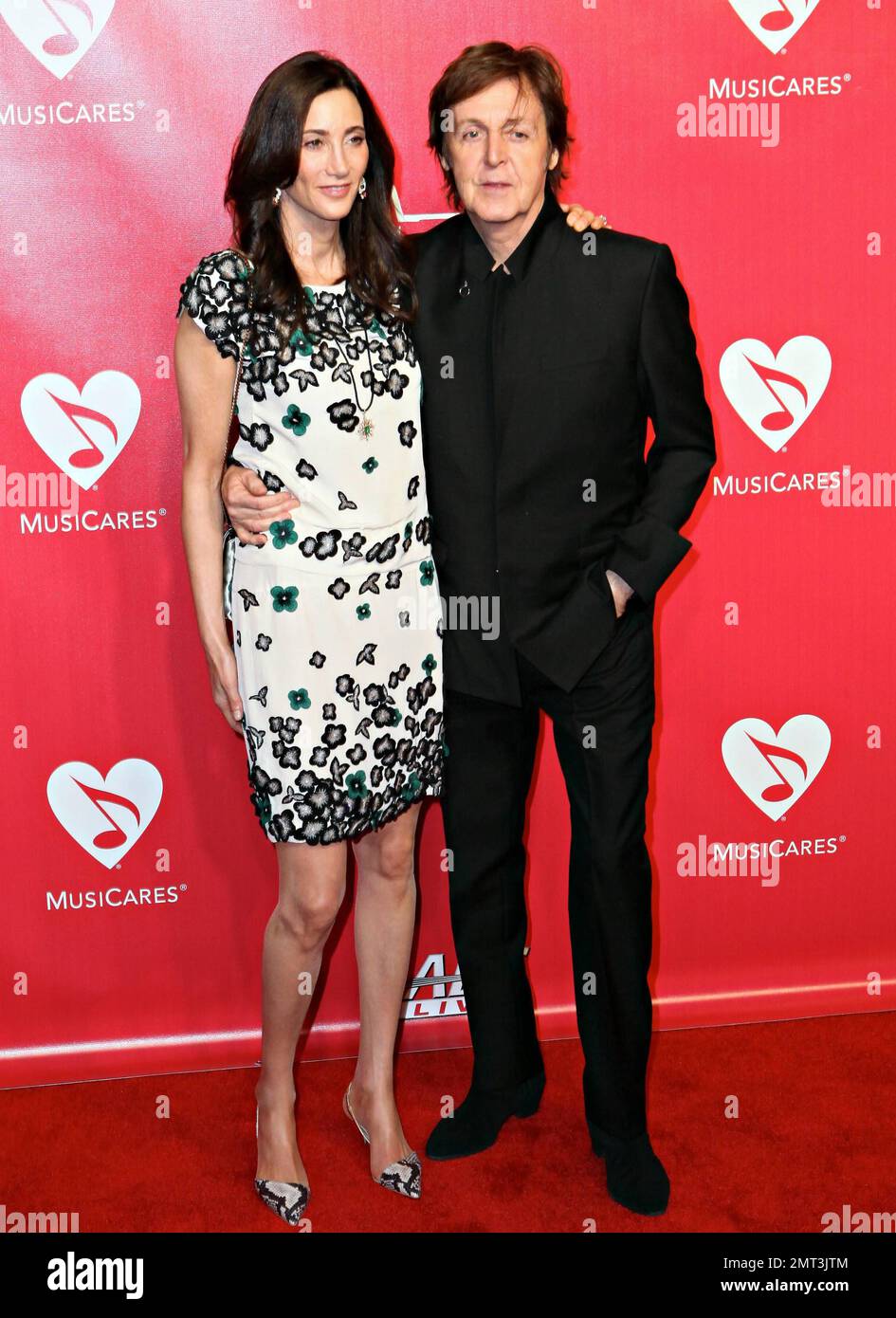 Paul McCartney and Nancy Shevell at the 2012 MusiCares Person of The ...