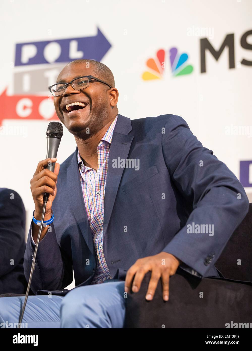 Dr Jason Johnson attends Politicon at The Pasadena Convention Center on ...