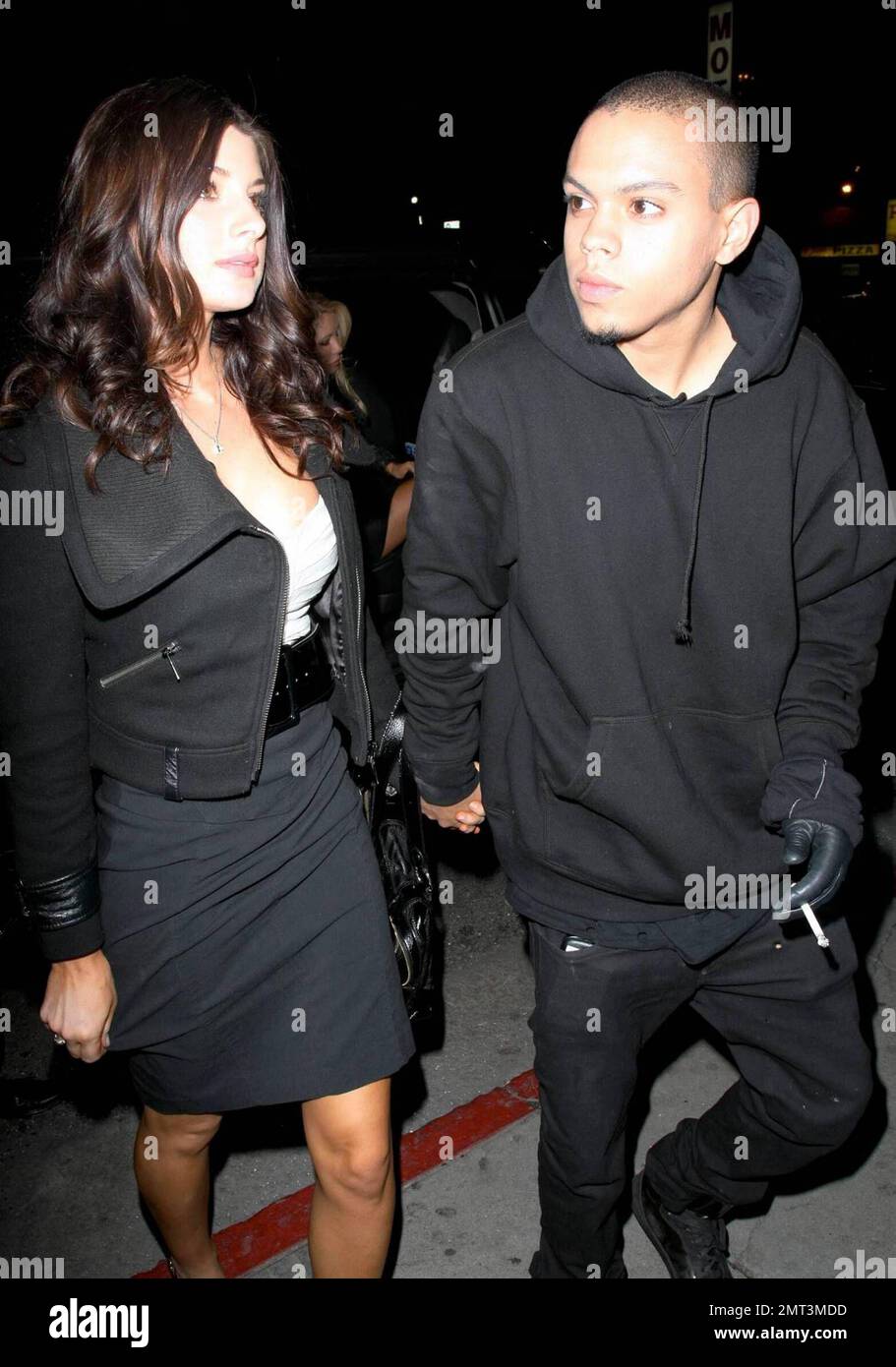 Diana Ross' son Evan Ross spends a night on the town at the nightclub ...
