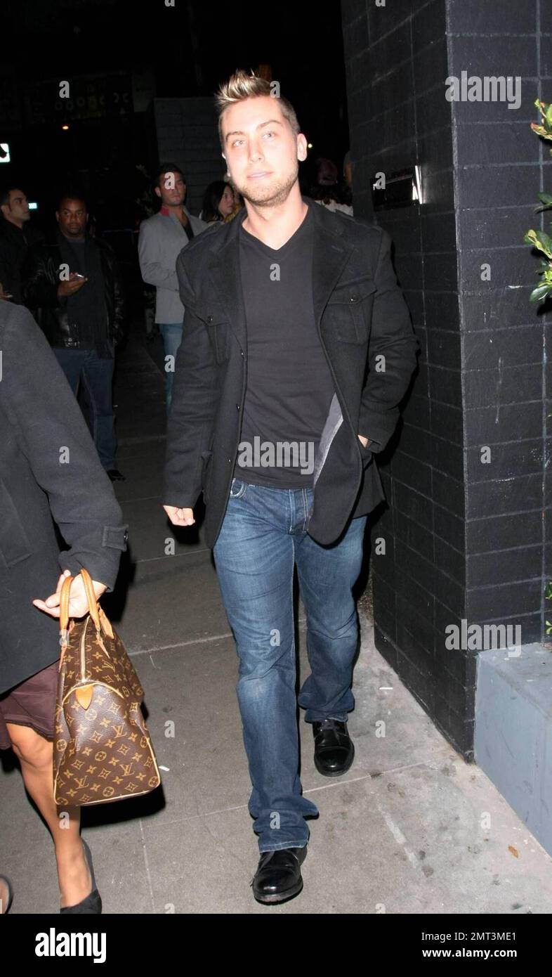 Singer and former "Dancing with the Stars" contestant Lance Bass spends ...