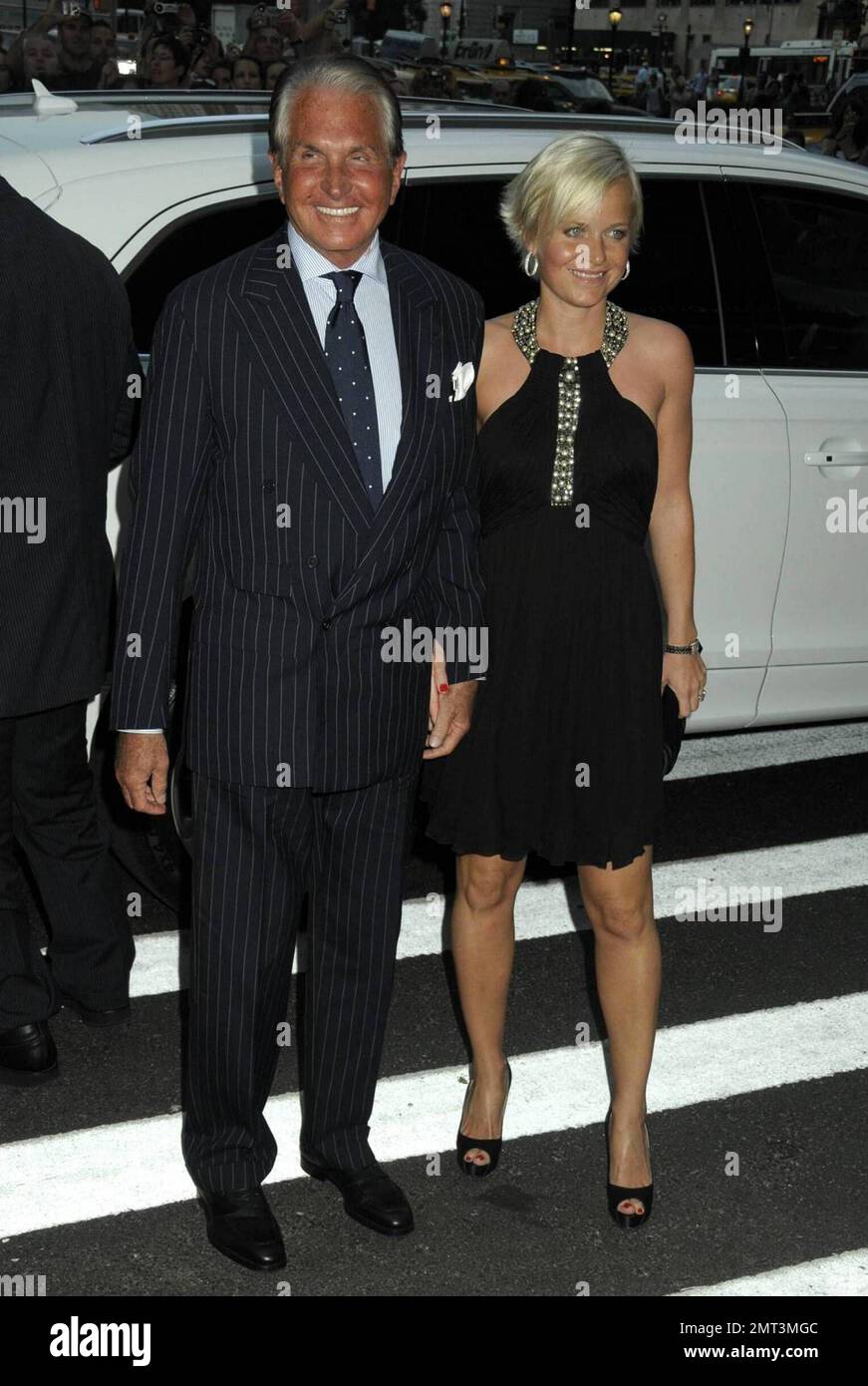 George Hamilton and Barbara Strum at My One And Only premiere in New ...