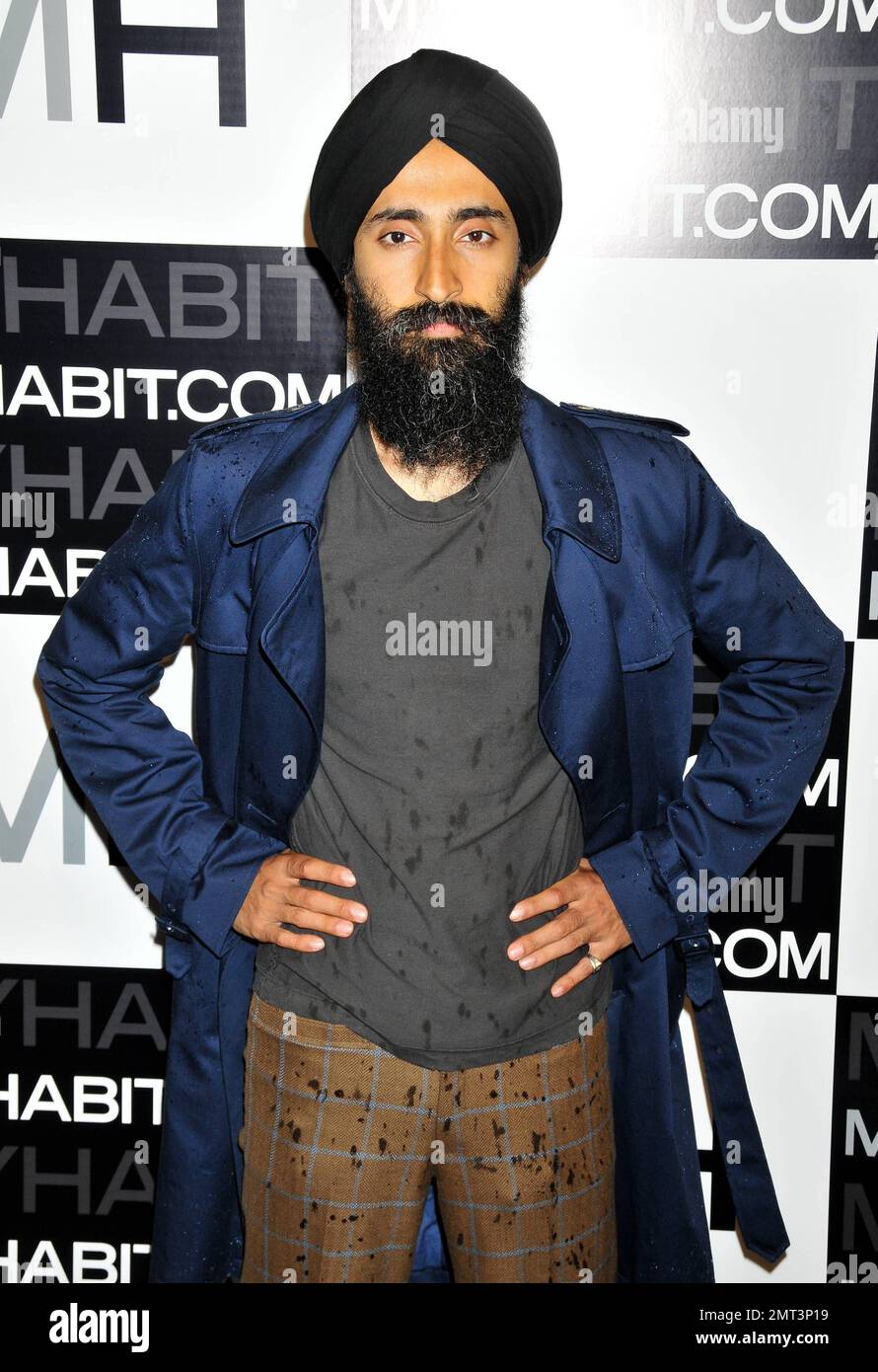 Waris Ahluwalia at the launch event for MYHABIT, Amazon's new fashion ...