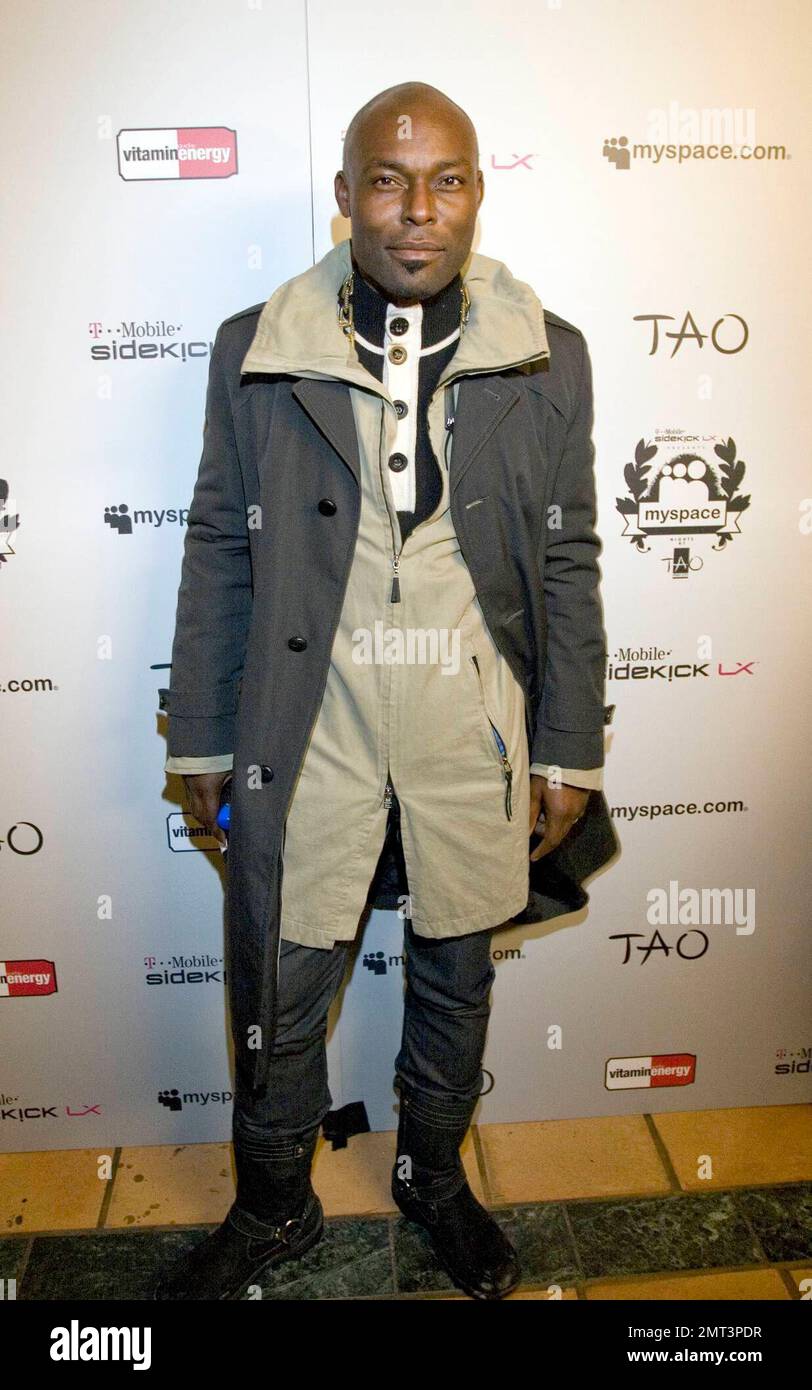 Jimmy Jean-Louis from "Heroes" on the red carpet at MySpace Nights at ...