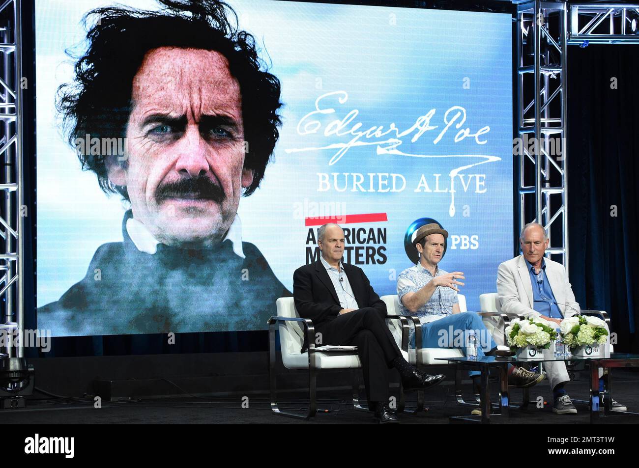 Michael Kantor, from left, Denis O'Hare and Eric Stange participate in ...
