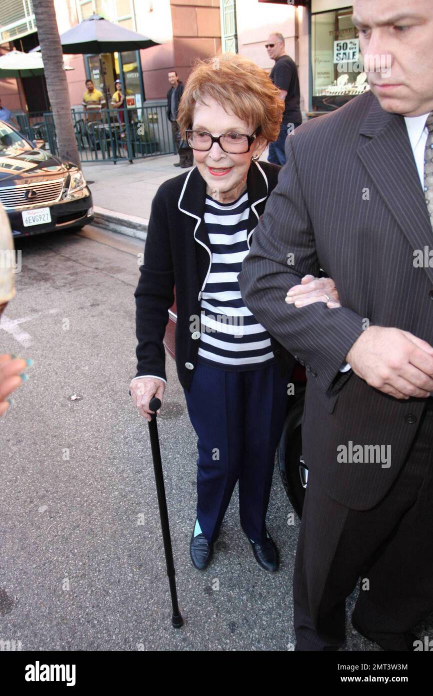 Nancy Reagan out and about in Beverly Hills. The former first Lady was ...