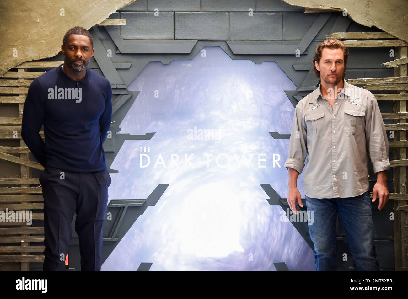 Actors Idris Elba, left, and Matthew McConaughey participate in "The ...