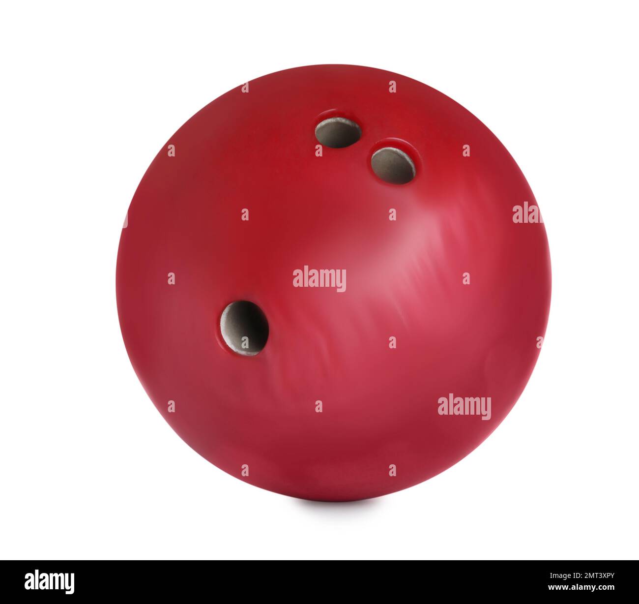 Modern red bowling ball isolated on white Stock Photo - Alamy