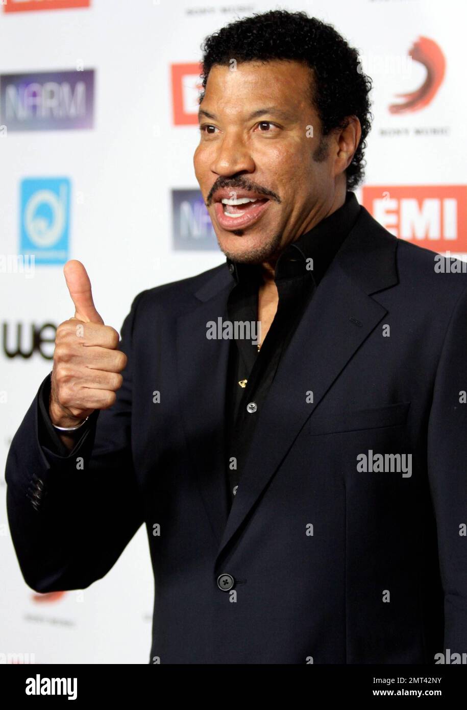 Singer Lionel Ritchie arrives at the NARM 2012 Music Biz Awards held at ...
