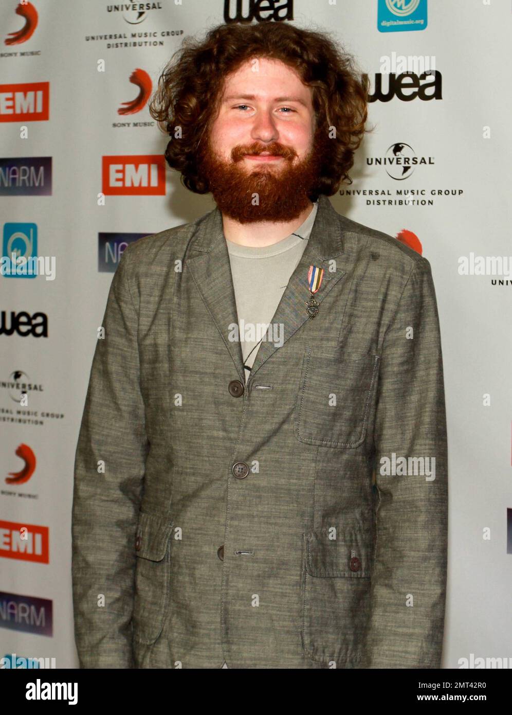 Casey Abrams arrives at the NARM 2012 Music Biz Awards held at the ...