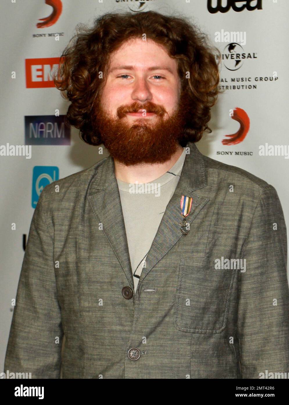 Casey Abrams arrives at the NARM 2012 Music Biz Awards held at the ...