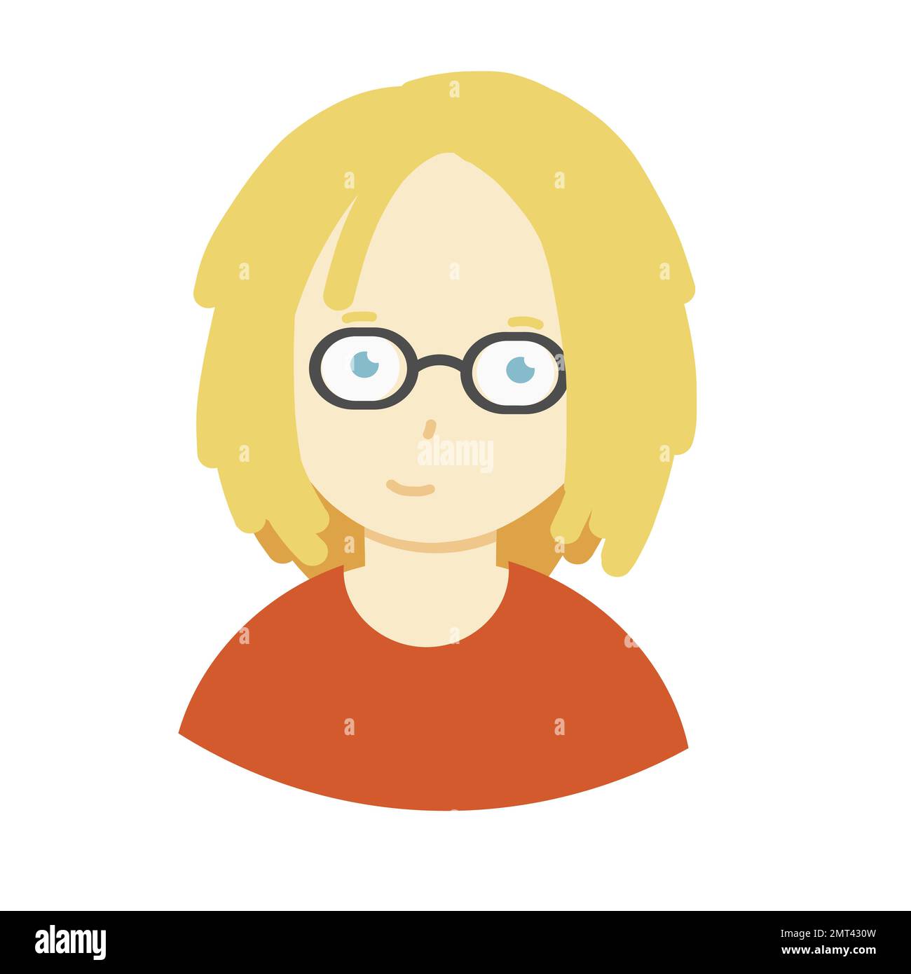 Student icon. Vector illustrations in cartoon flat style isolated on ...