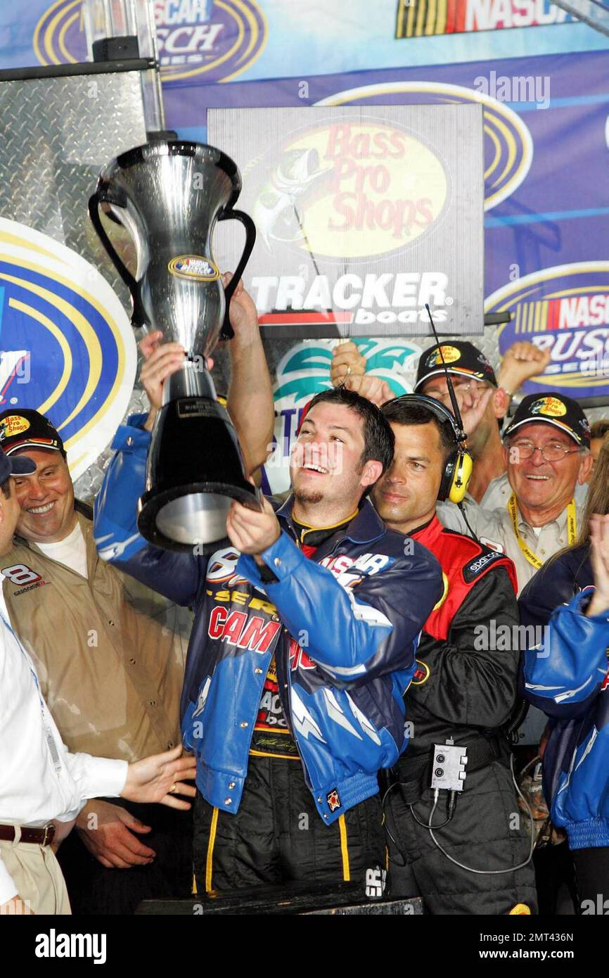 Martin Truex Jr. celebrates his Busch Series Championship after the ...