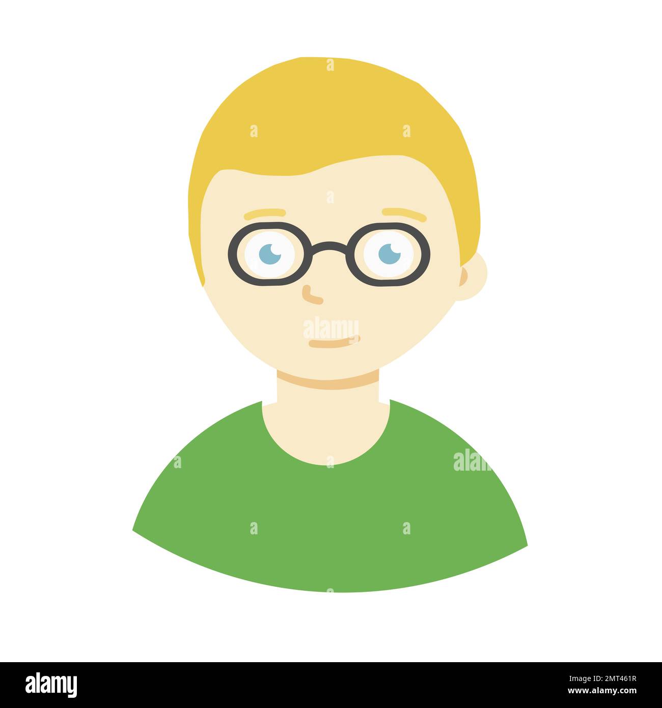 Student icon. Vector illustrations in cartoon flat style isolated on ...