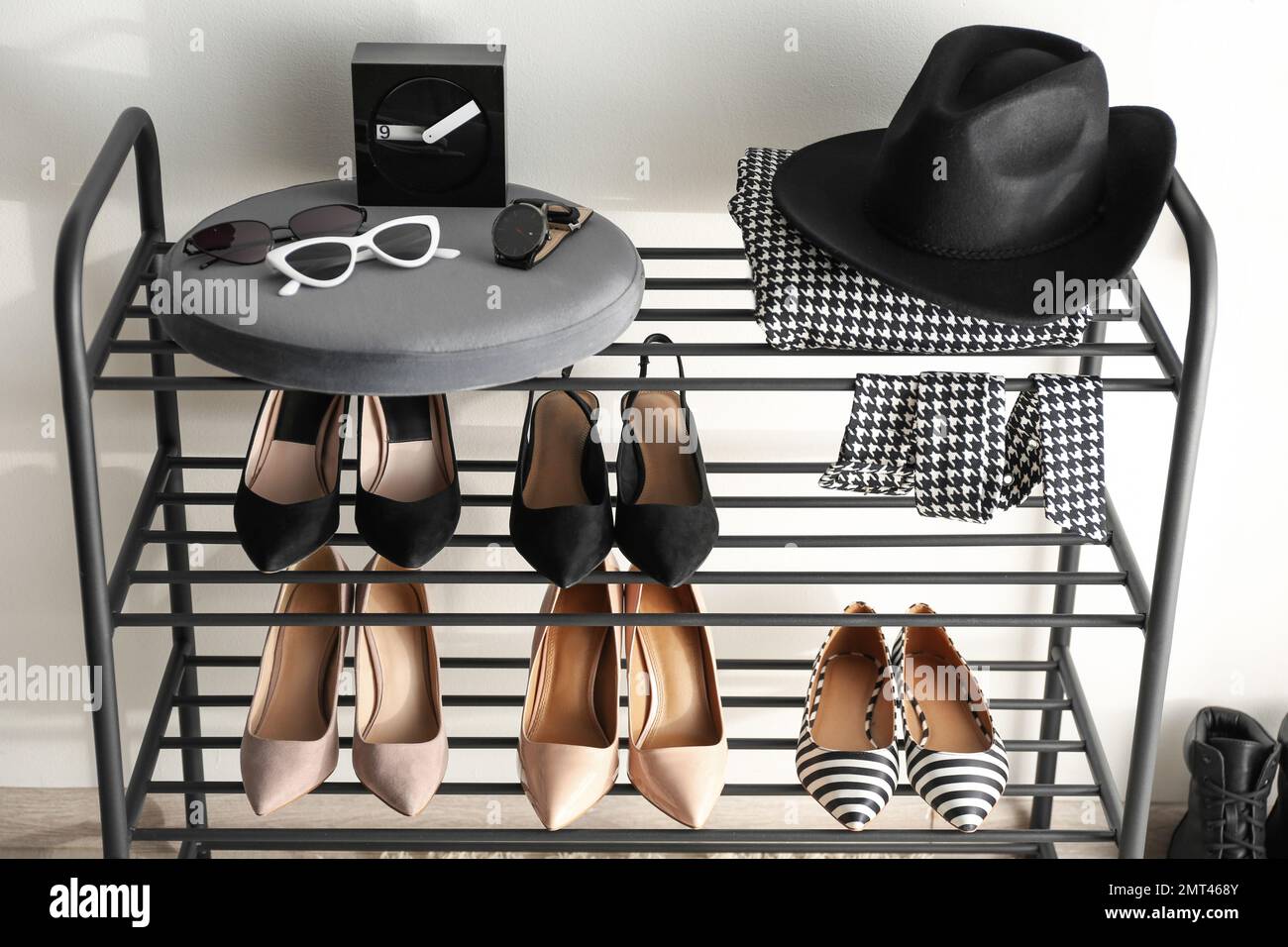 Shelving unit for organizing shoes hi-res stock photography and images ...