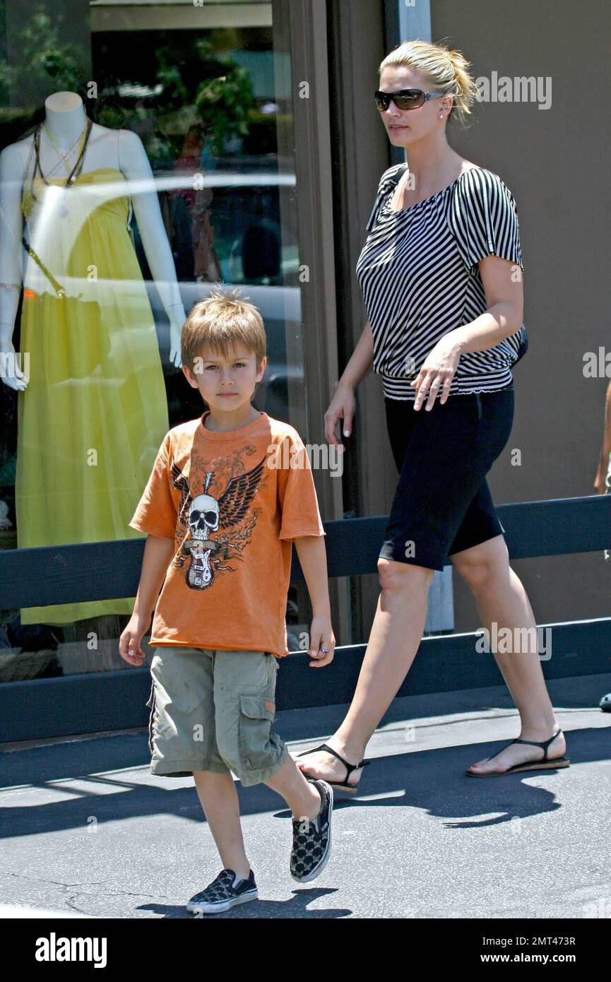 Natasha Henstridge , sons Liam and Tristan River Waite and longtime ...