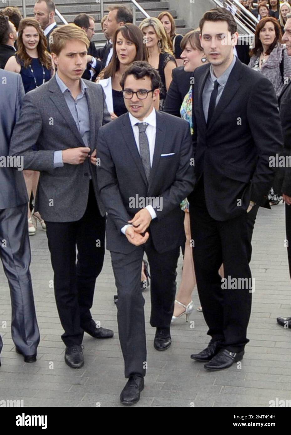 The Inbetweeners at the National Movie Awards at Wembley Arena. London ...