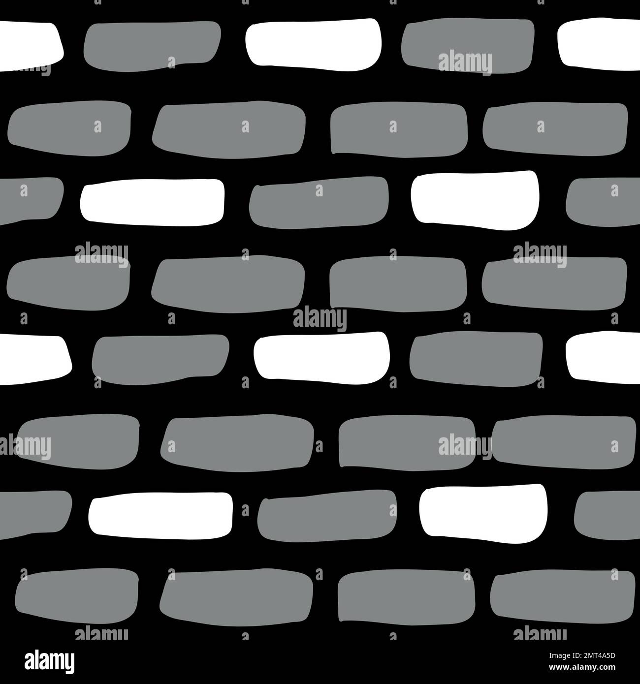 Colorful brick seamless pattern vector. Vector illustration in flat ...