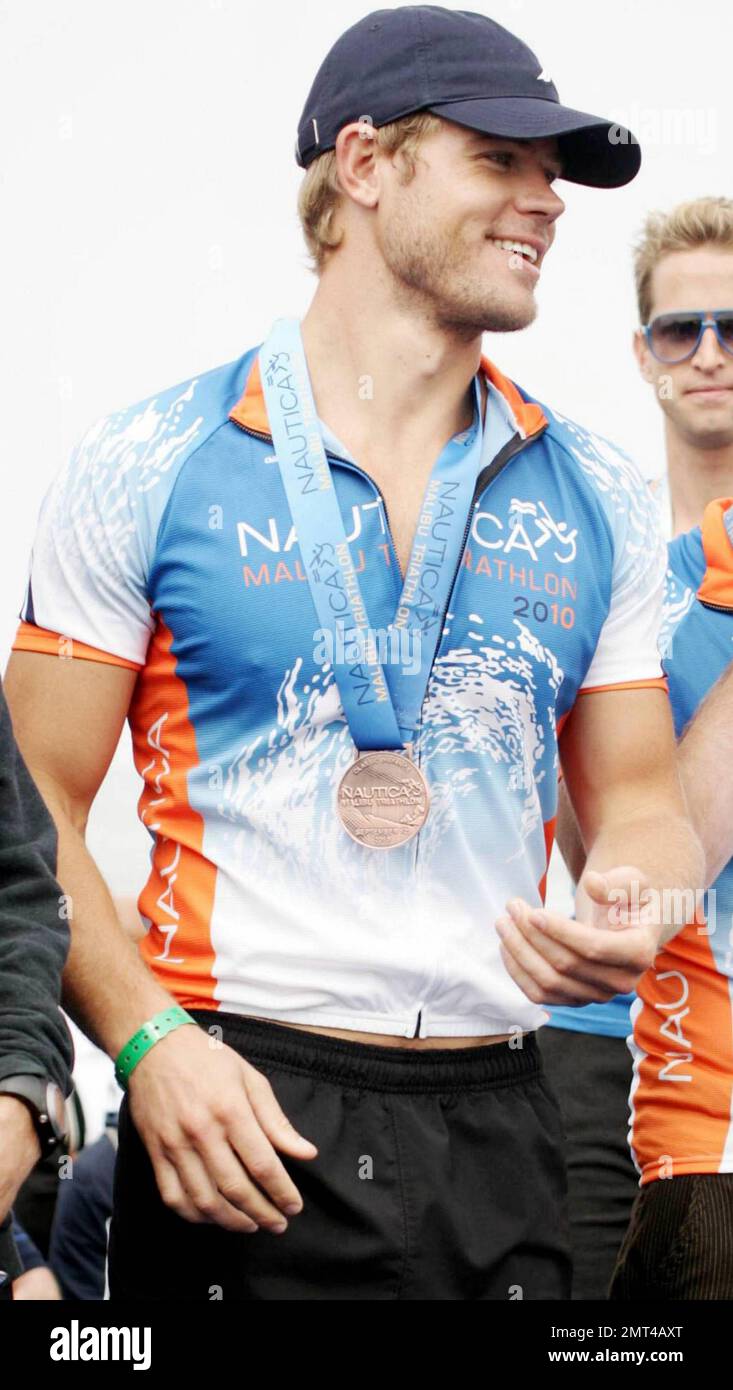 Trevor Donovan participates in the 24th Annual Nautica Malibu Triathlon ...