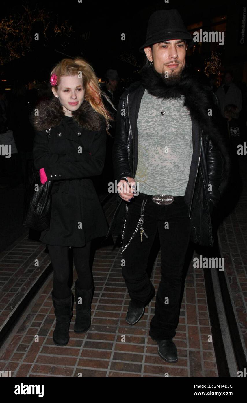Rocker Dave Navarro spends some time doing some holiday shopping at The ...