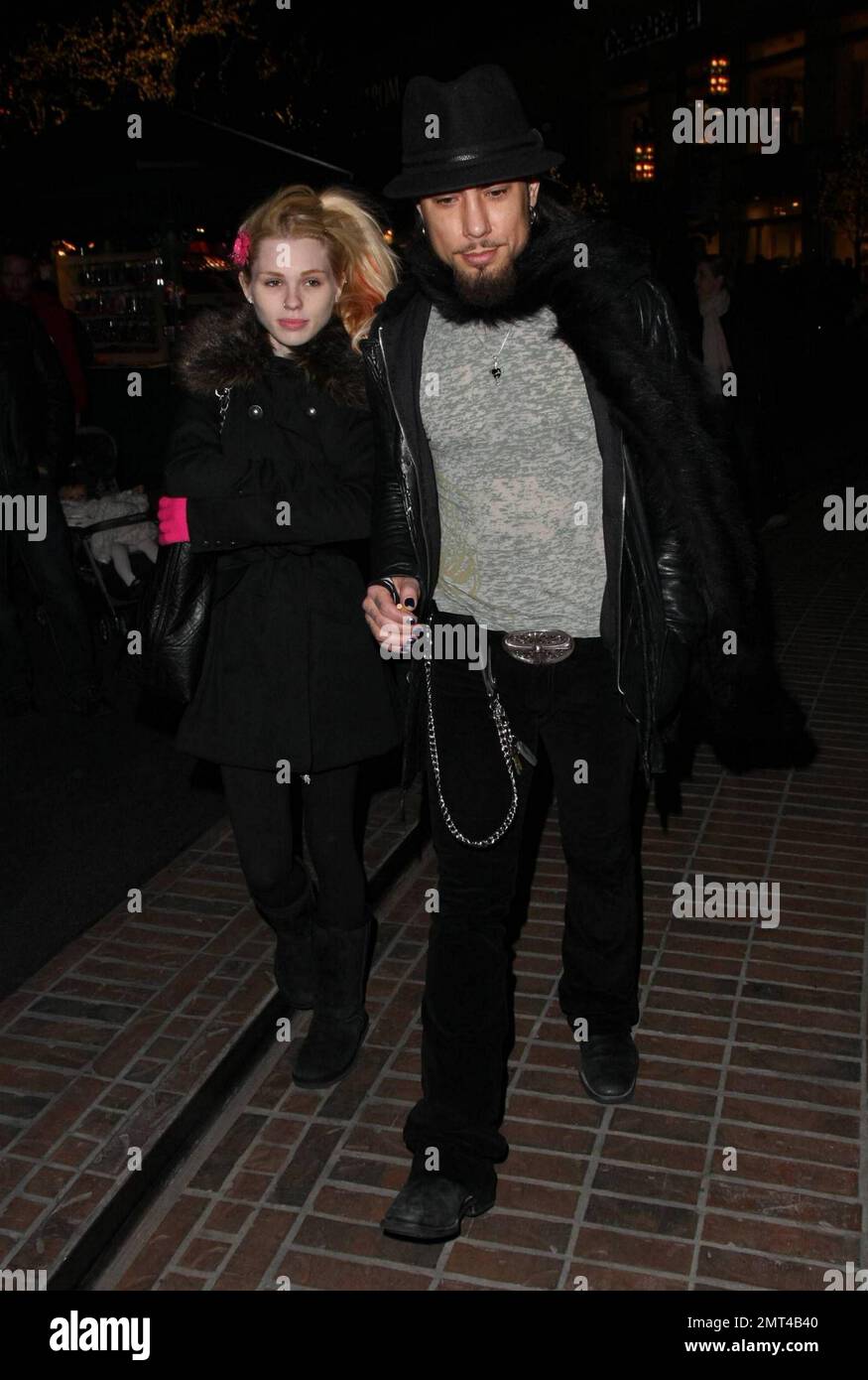 Rocker Dave Navarro spends some time doing some holiday shopping at The ...