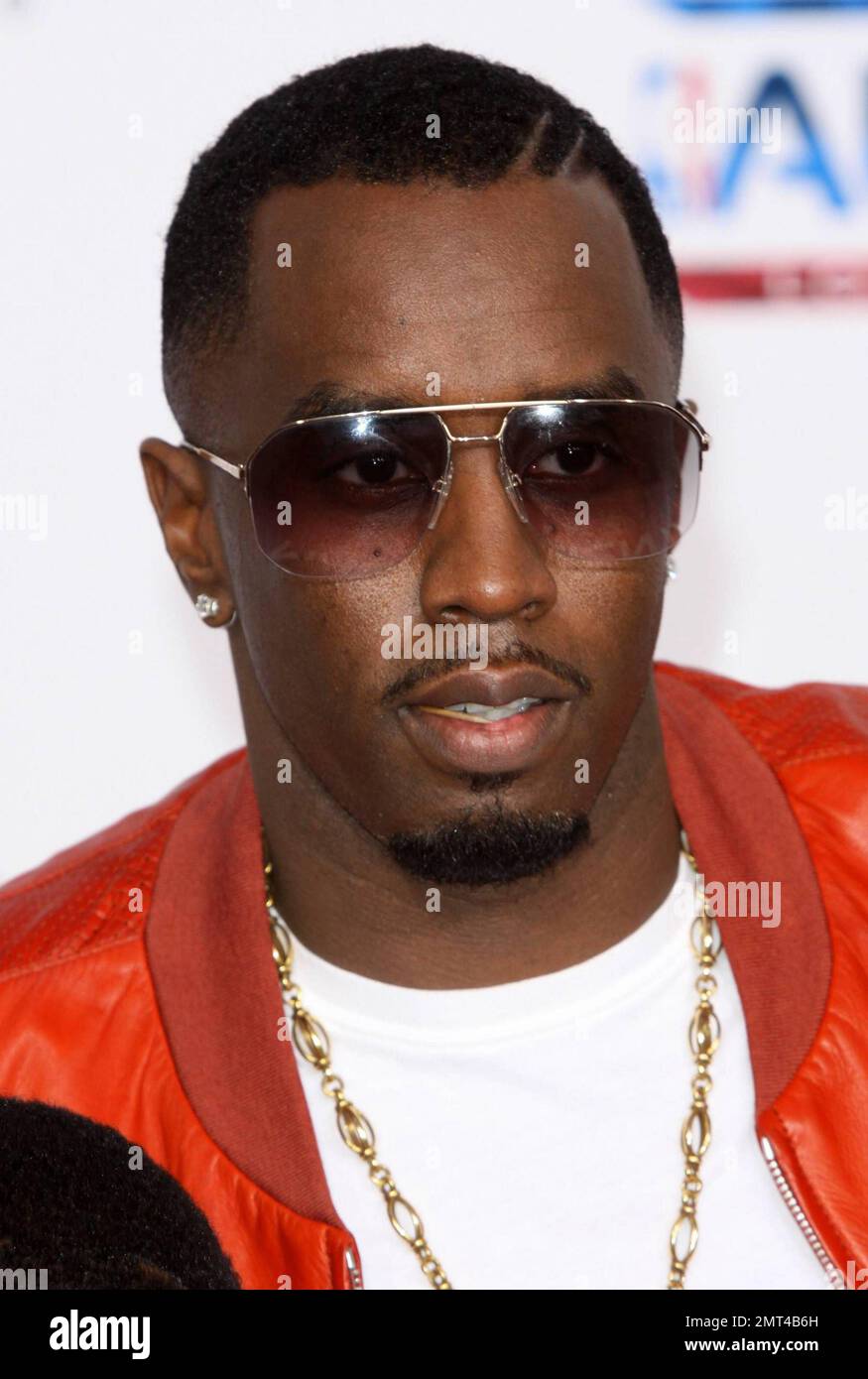 Sean Combs (aka Diddy) poses for photographers on the pink carpet ahead ...