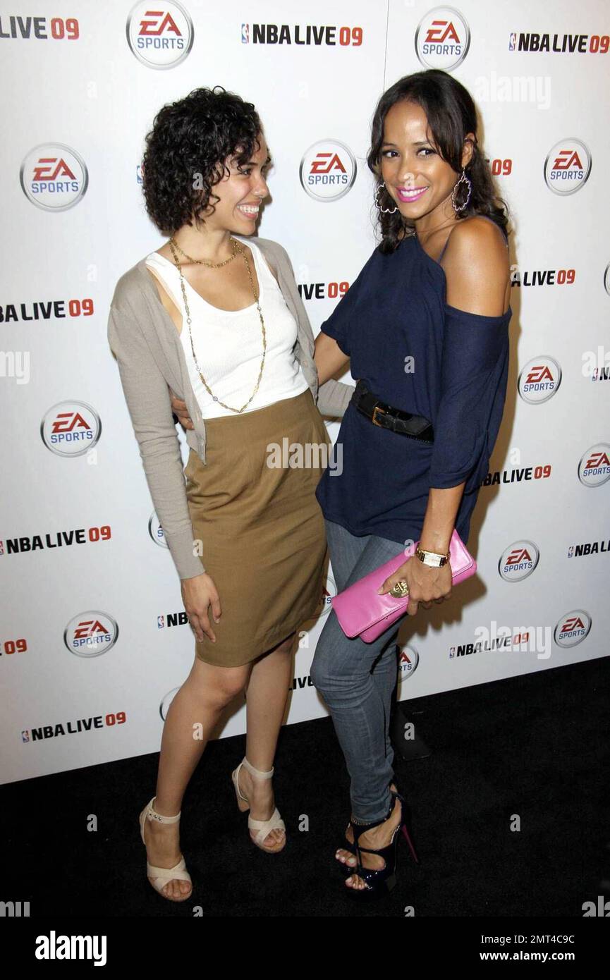 Dania Ramirez attends the EA Sports NBA Live 09 video game launch event ...