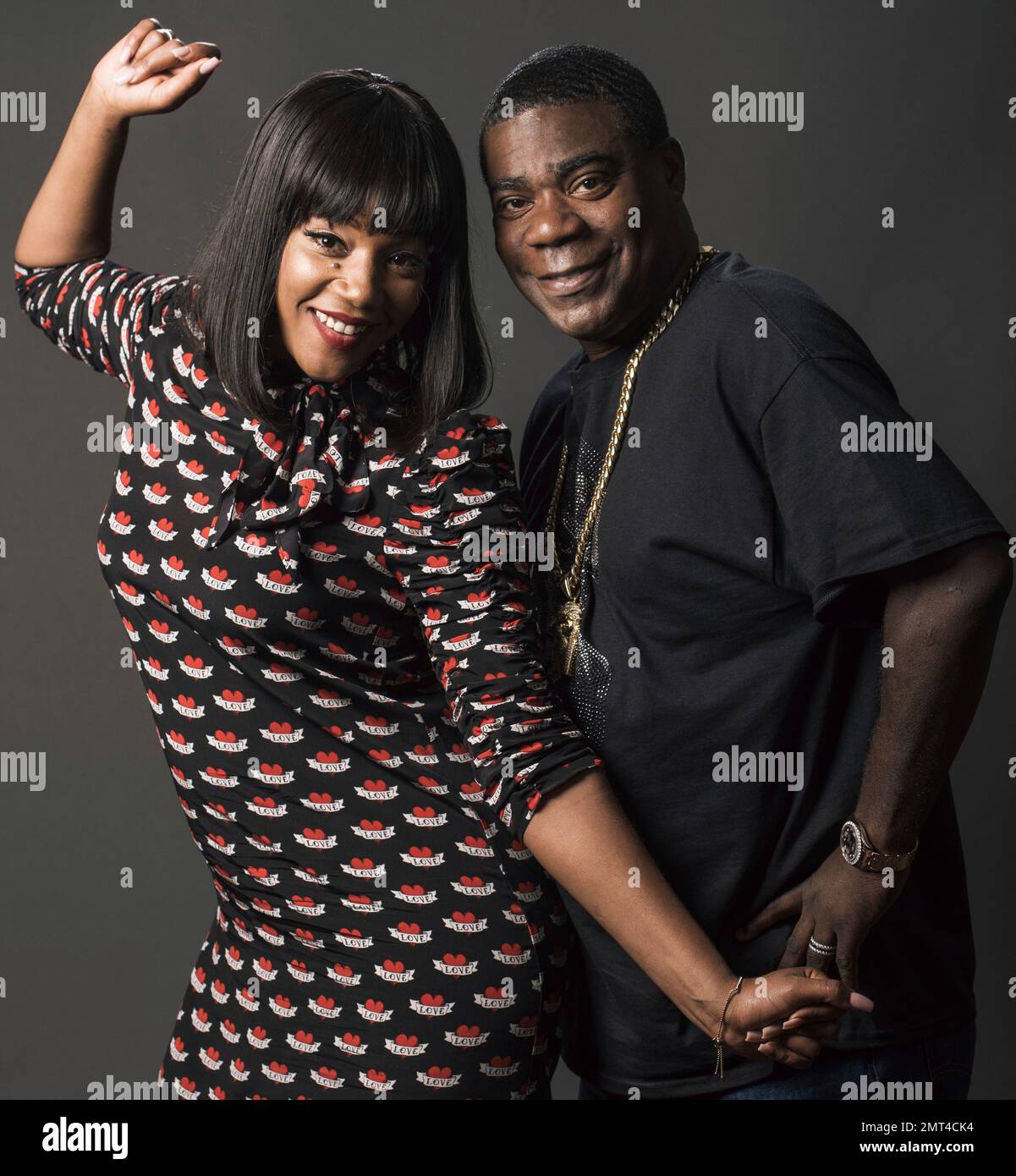 Tiffany Haddish and Tracy Morgan pose for a portrait while promoting ...