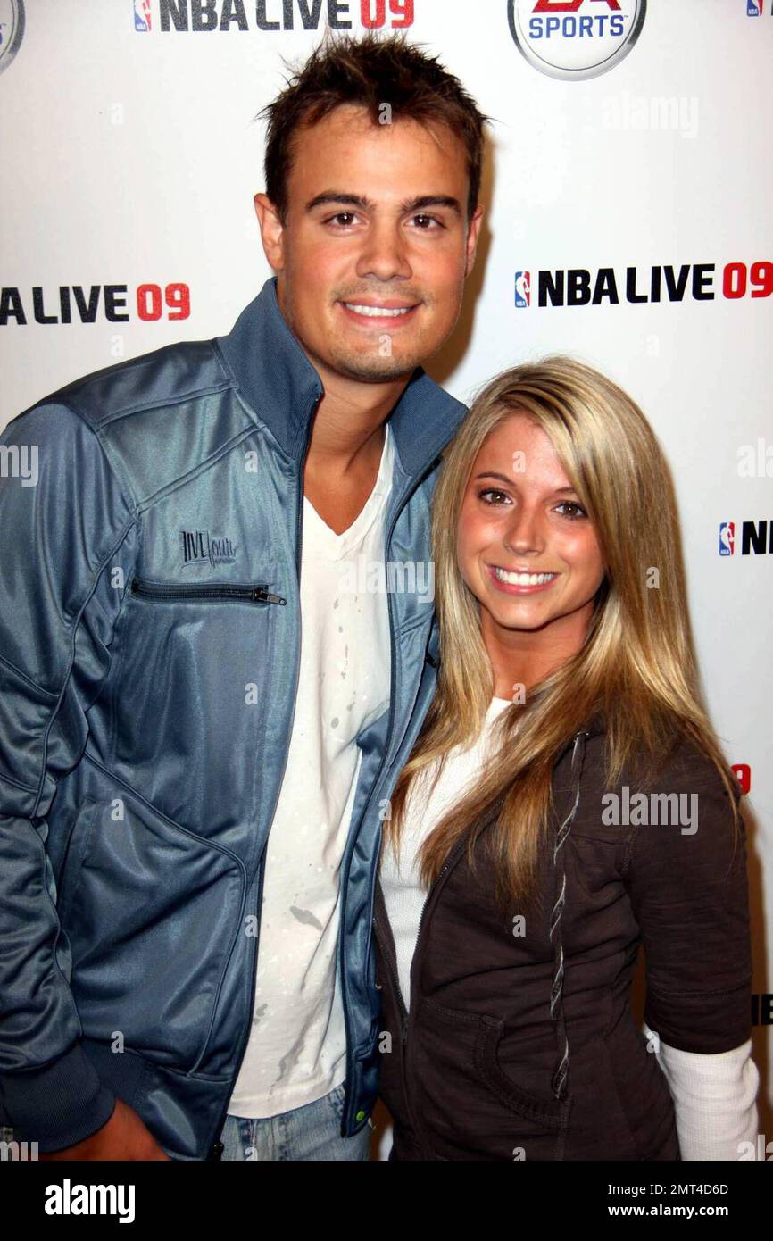 Angie Cole attends the EA Sports NBA Live 09 video game launch event ...