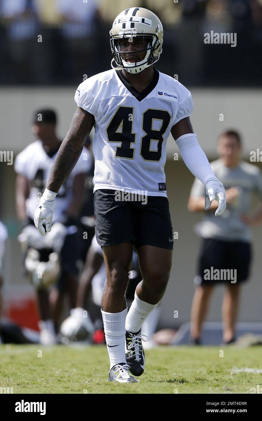 New Orleans Saints strong safety Vonn Bell (48) runs through drills ...