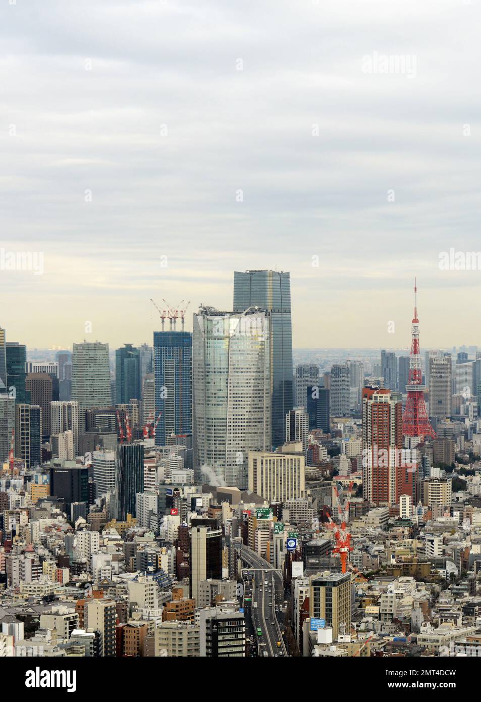 Changing skyline in the Roppongi area in Tokyo, Japan Stock Photo - Alamy