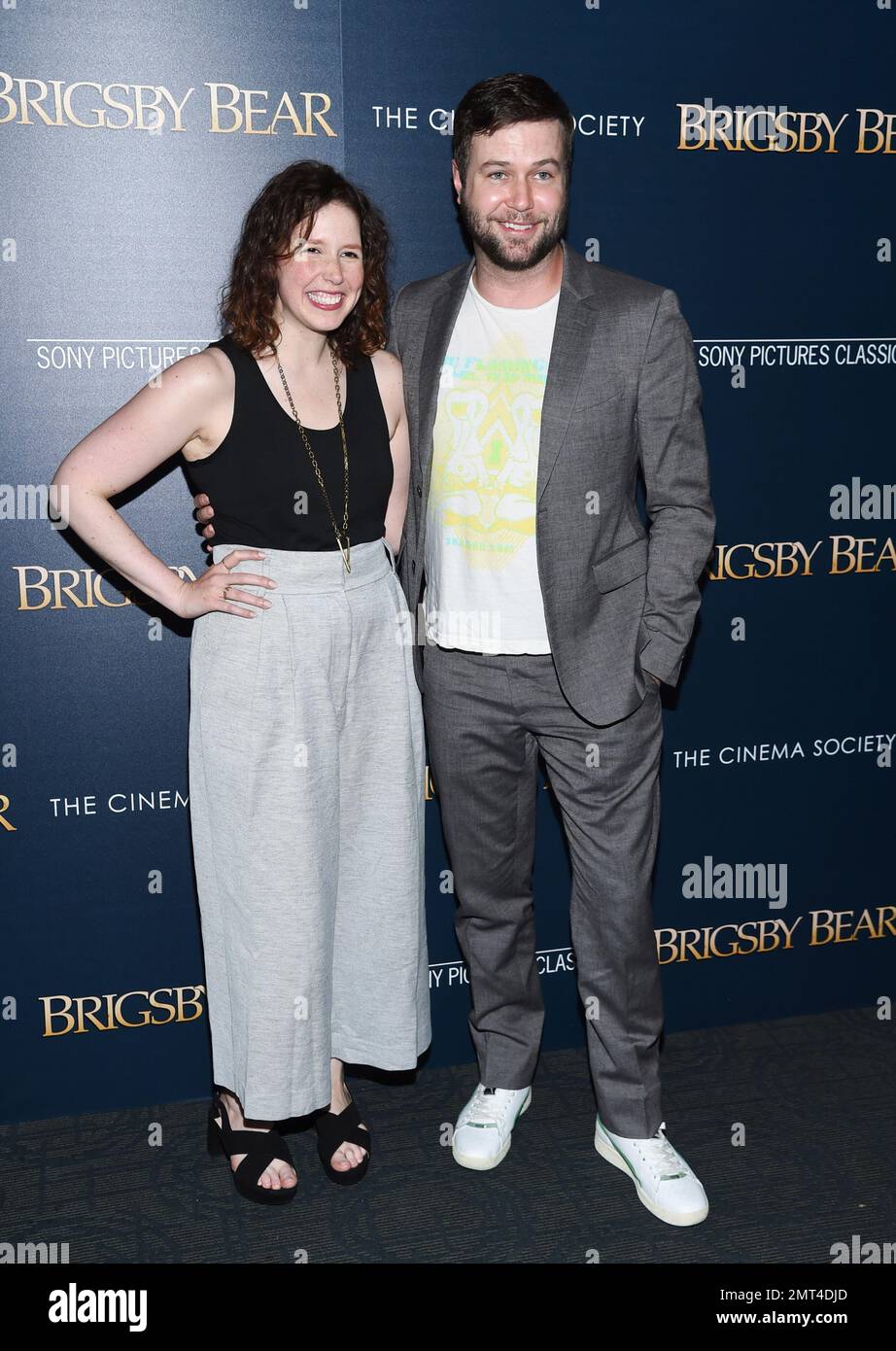 Actors Vanessa Bayer, left, and Taran Killam attend a special screening ...