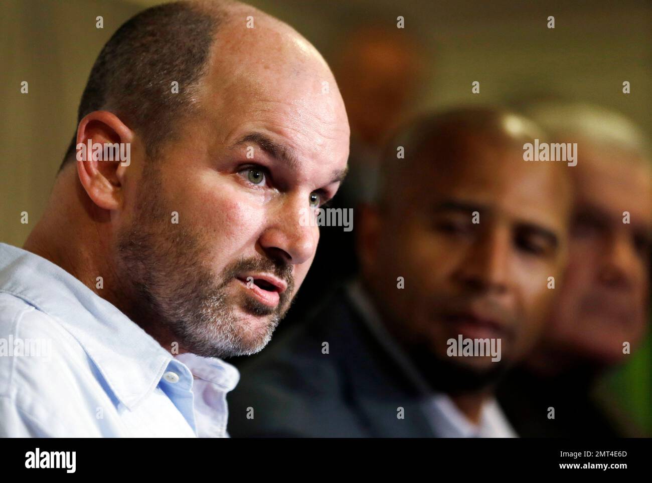 FILE - In this April 9, 2013, file photo, former NFL player Kevin ...