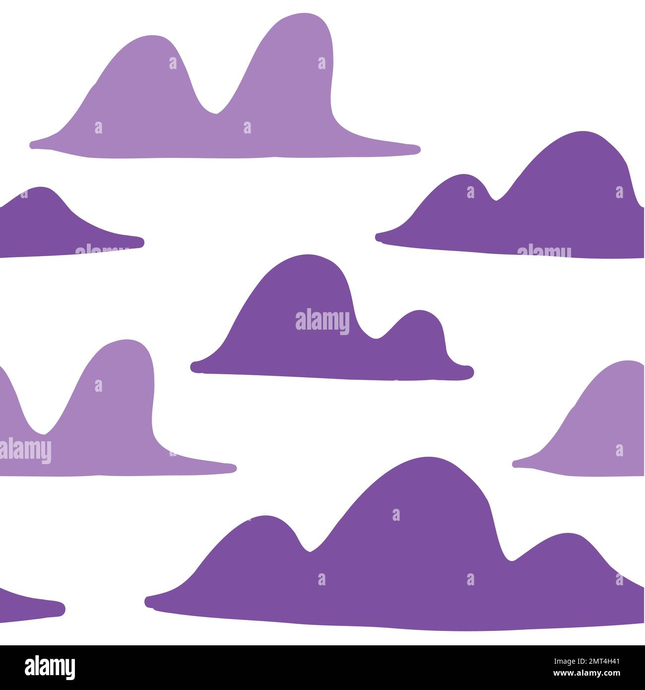 Vector cloud pattern. Purple clouds. Vector illustration on white ...