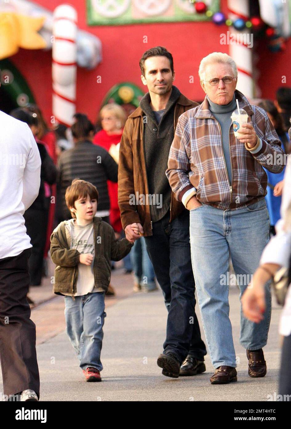 Exclusive!! Actor Nestor Carbonell and his family visited The Grove for ...