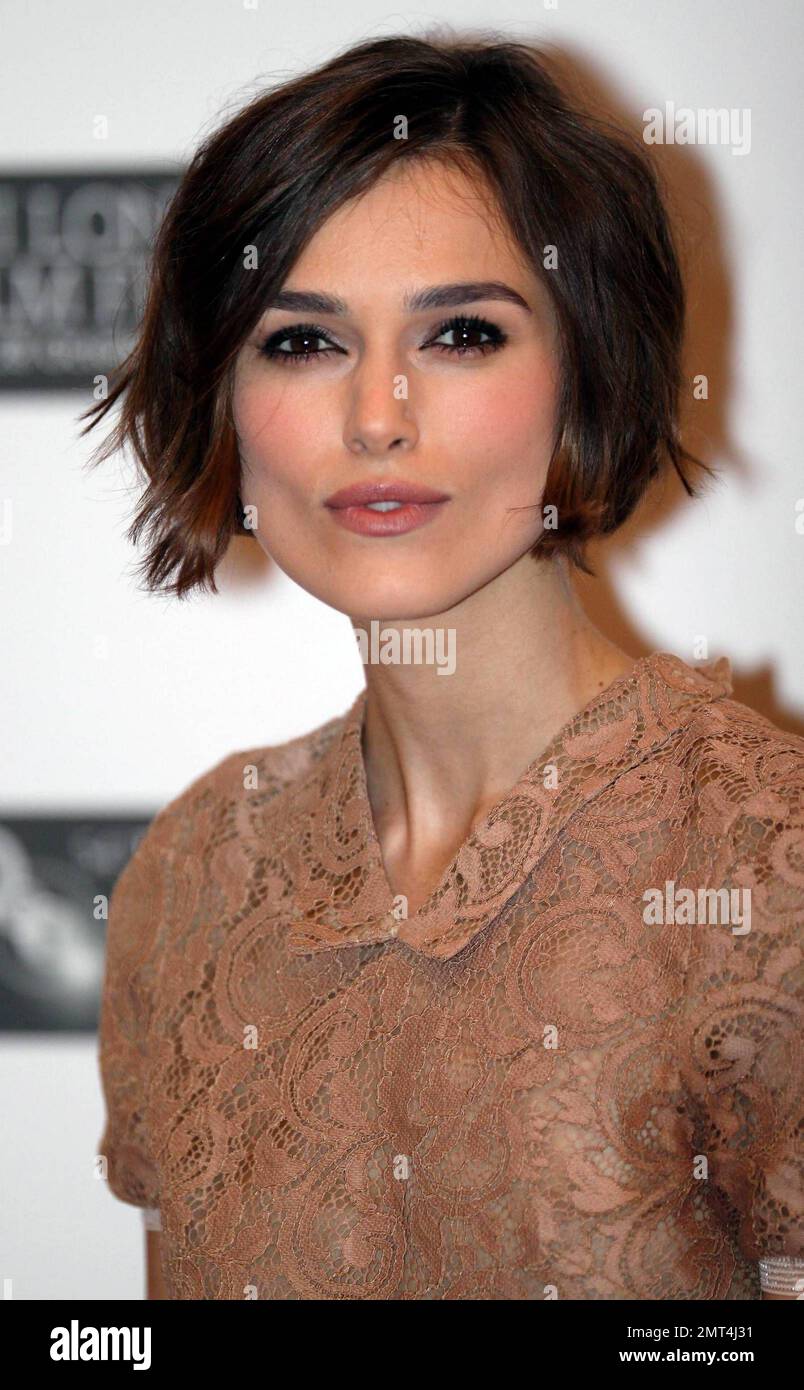 Keira Knightley at the photocall for "Never Let Me Go" at the BFI ...