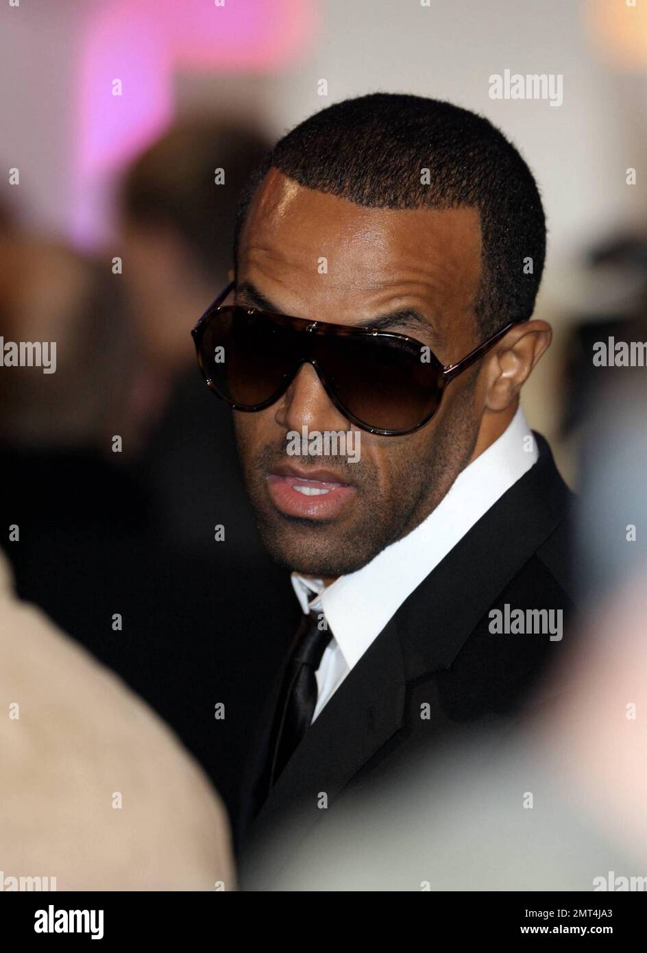 Craig David at the premiere of "Never Say Never" at the O2 Arena ...